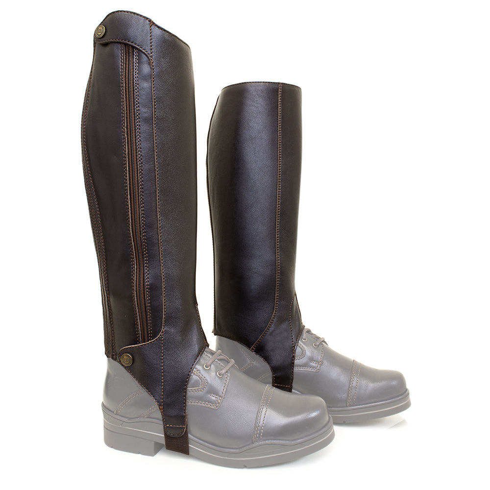 Kentucky Half-Chaps - Mocha - Free Returns – Bareback Footwear