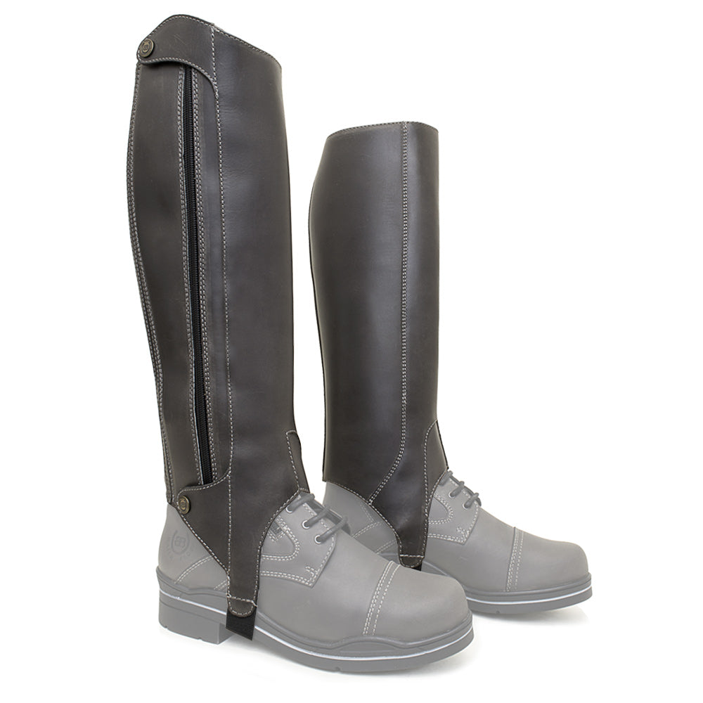 Kentucky Half-Chaps - Mocha - Free Returns – Bareback Footwear