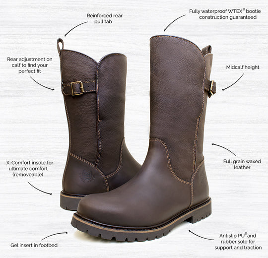 Quebec Waterproof Boots - Womens Waterproof Country Boots – Bareback ...